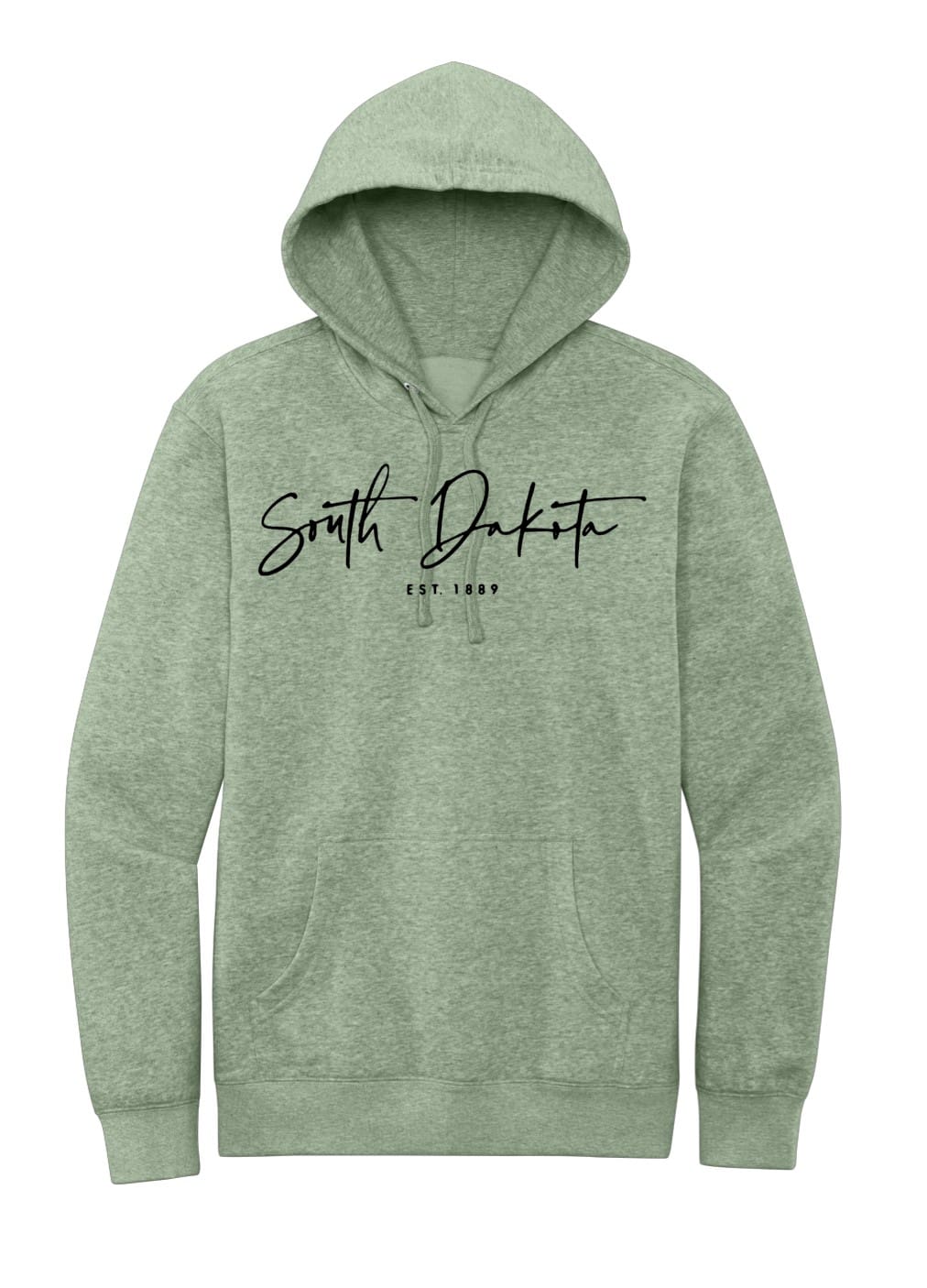 BLACK SOUTH DAKOTA CURSIVE HOODIE | The Junk Drawer | Spearfish, SD