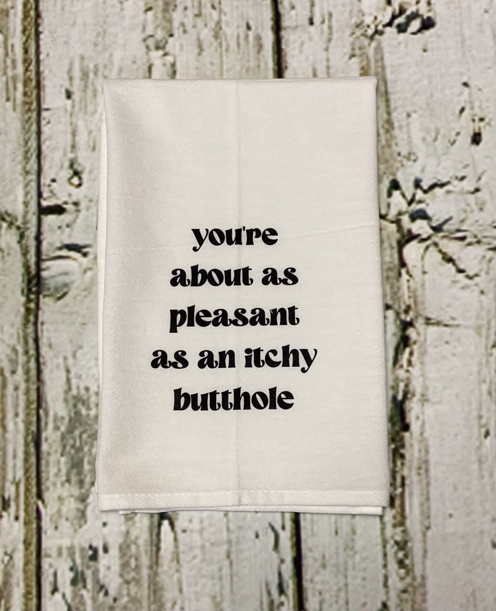 ITCHY BUTTHOLE TOWEL | The Junk Drawer | Spearfish, SD